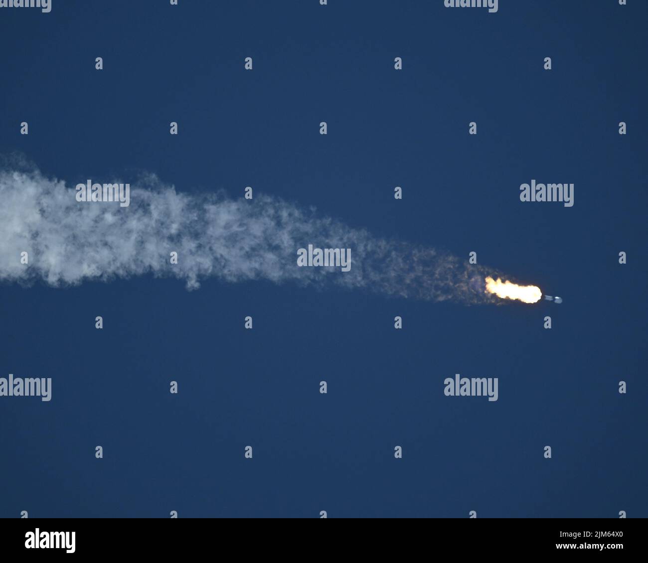 A SpaceX Falcon 9 rocket launches the Korea Pathfinder Lunar Orbiter ...