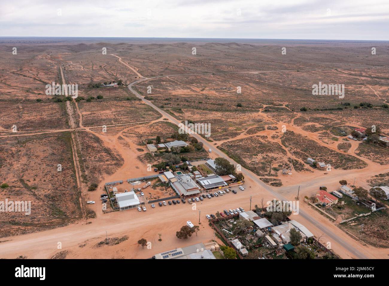 The town of Silverton in far western New South Wales, Australia Stock ...