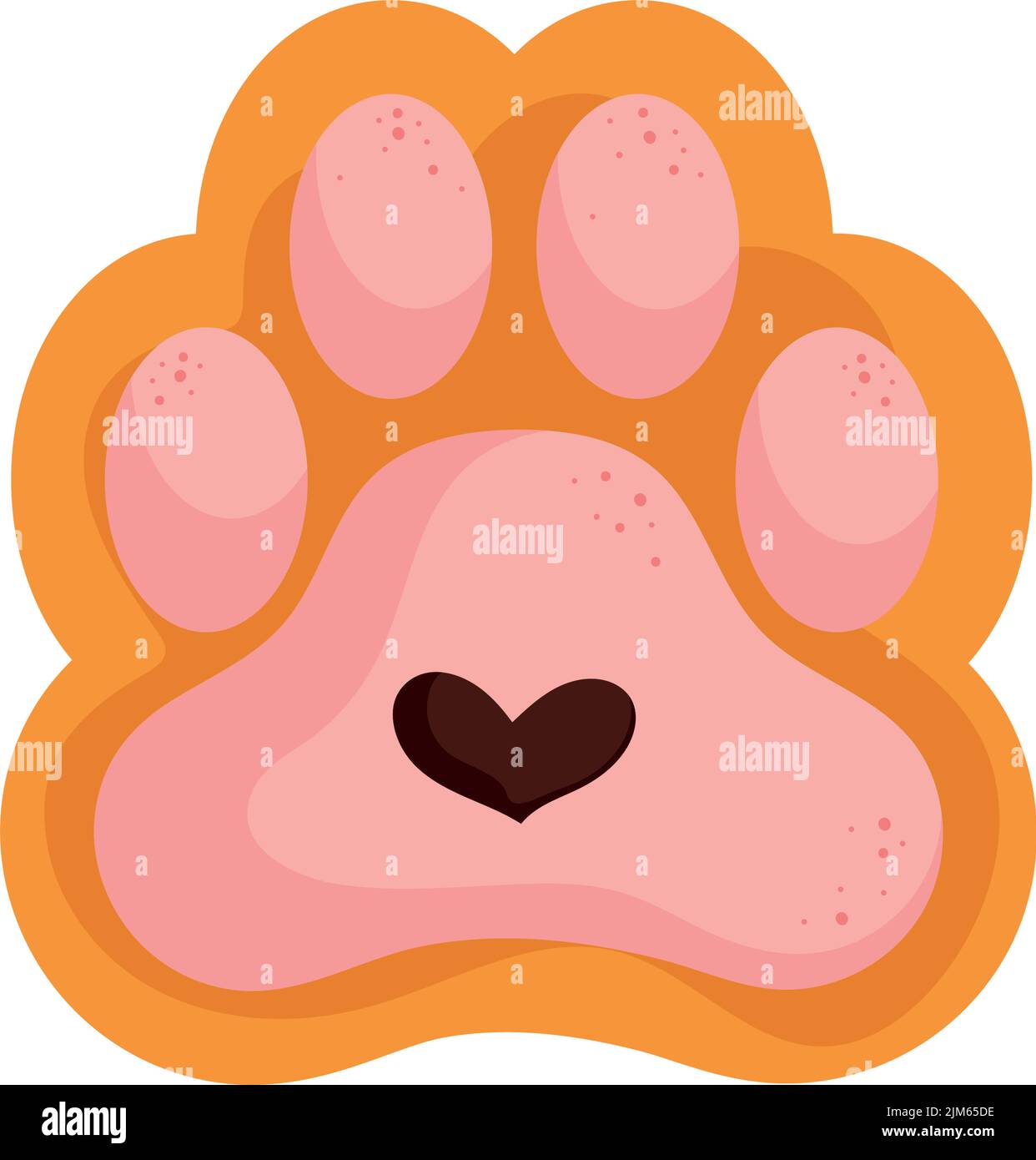 pink animal paw Stock Vector Image & Art - Alamy