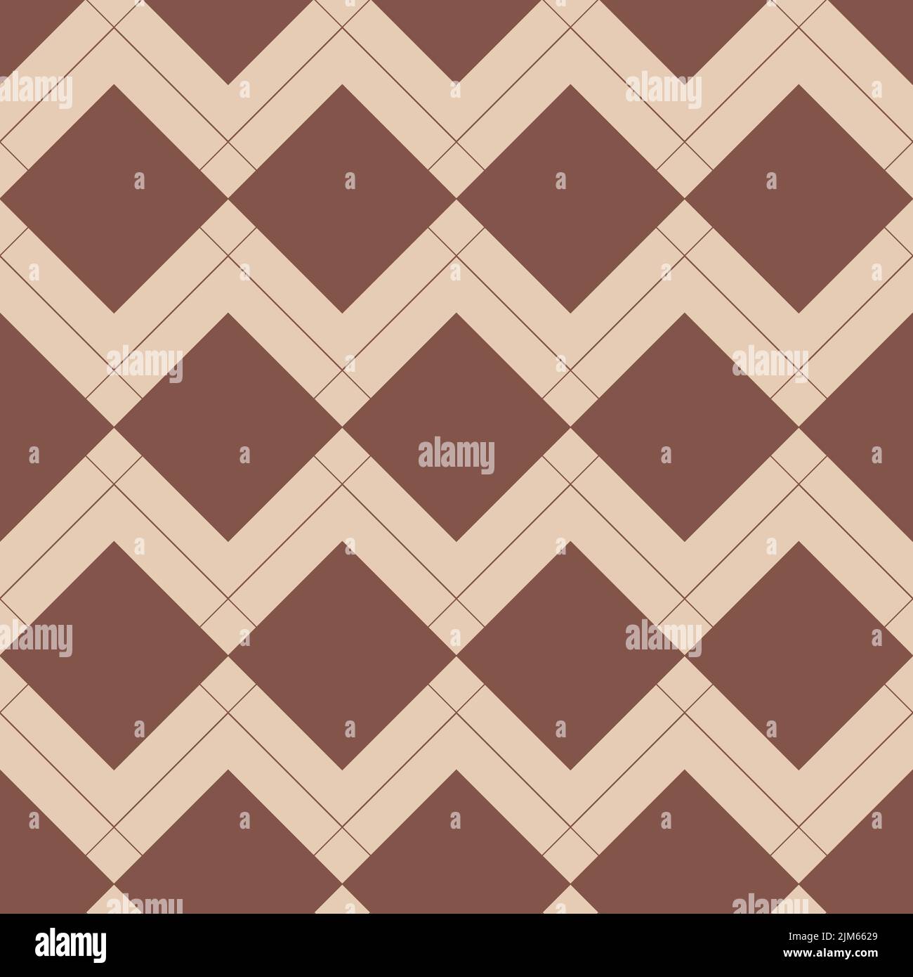 Beige brown angular seamless pattern square rhombus geometric background for design Stock Vector ...