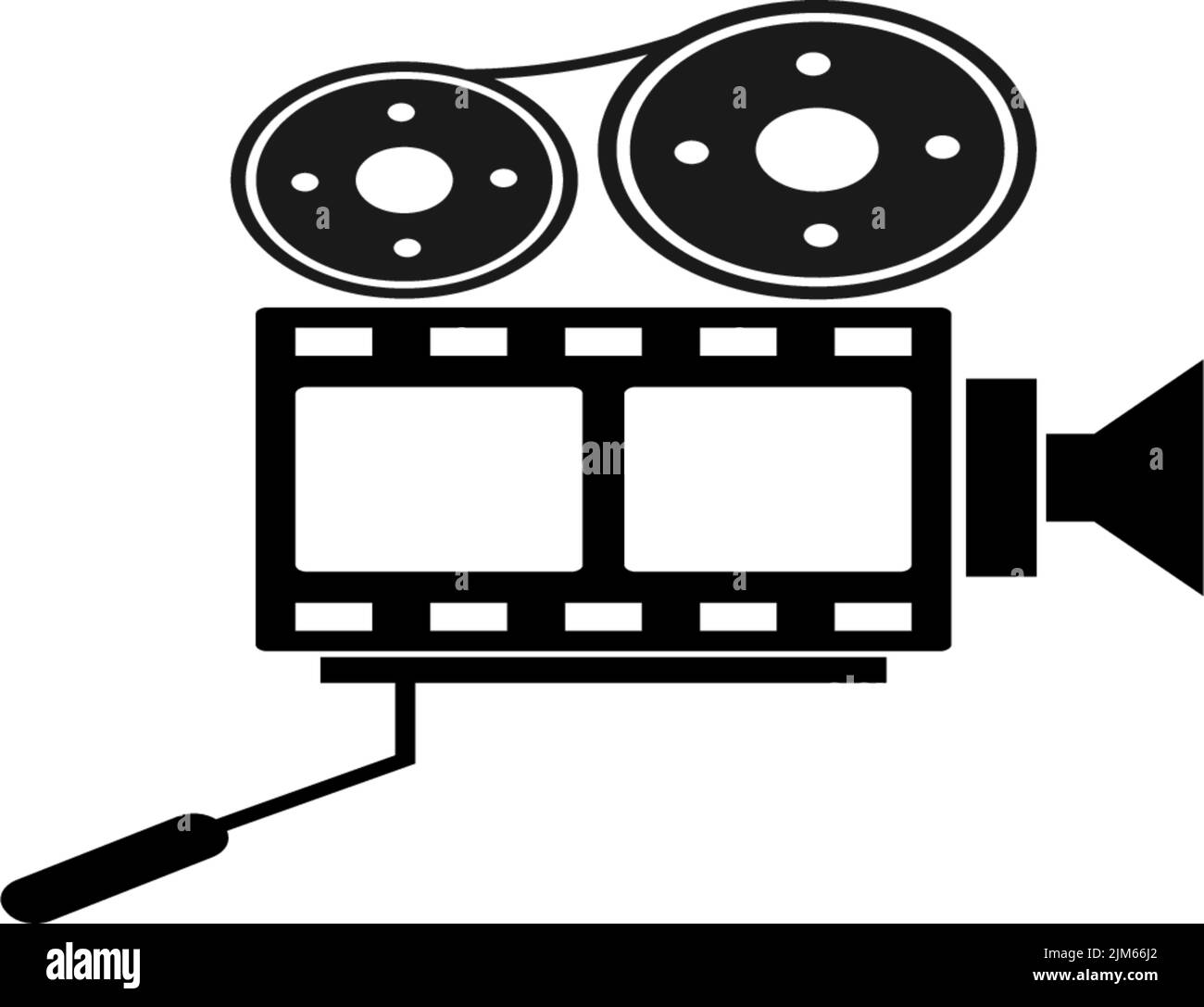 vector shooting video icon logo illustration design Stock Vector Image ...