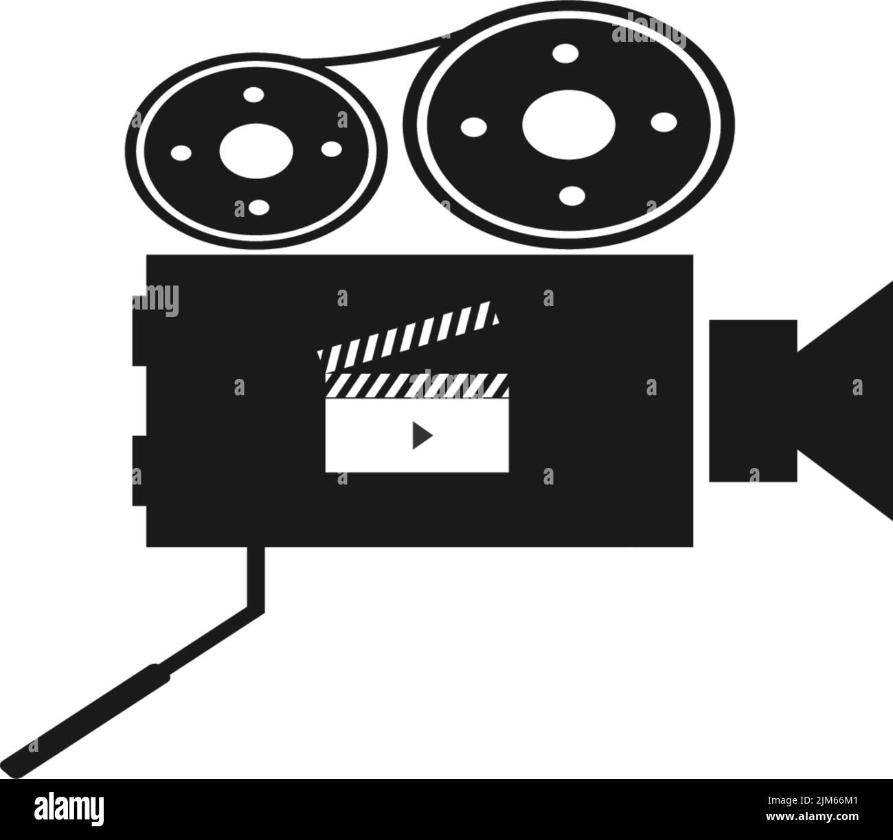 vector shooting video icon logo illustration design Stock Vector Image ...
