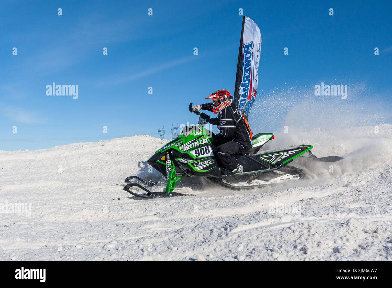 Arctic Cat Snowmobiles Jumping