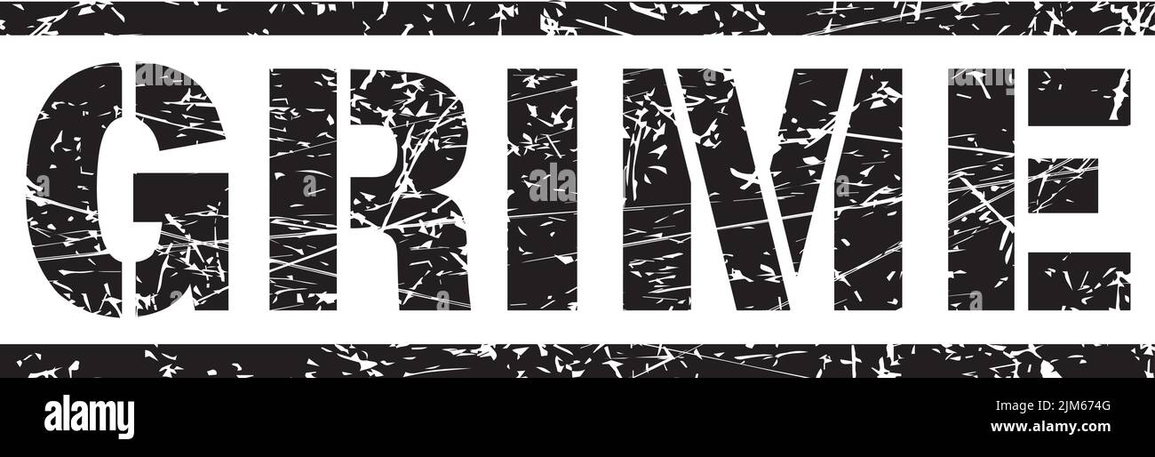 A vector of a grunge rubber stamp with the text "GRIME Stock Vector ...