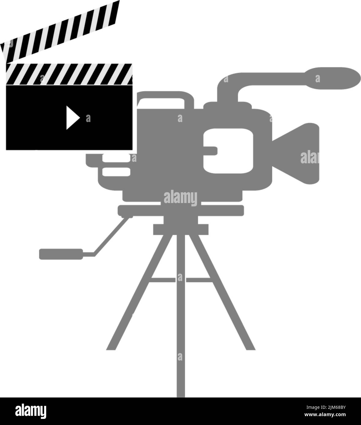 vector shooting video icon logo illustration design Stock Vector Image ...