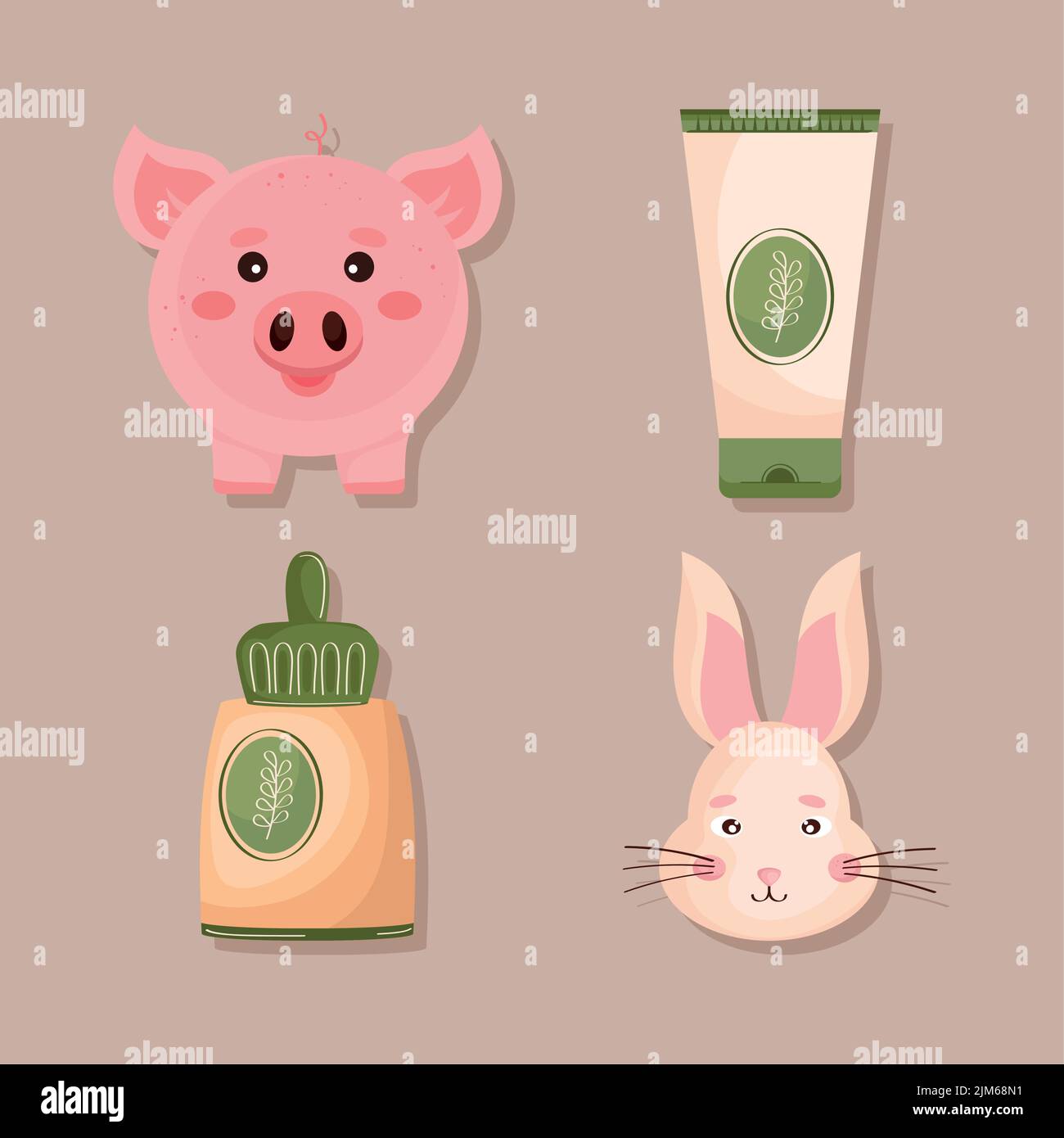 cruelty free icons Stock Vector Image & Art - Alamy