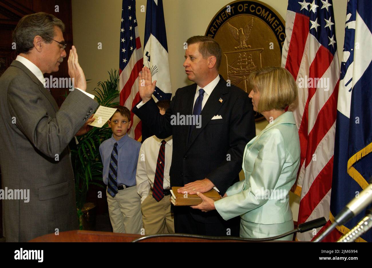 Office of the Deputy Secretary - Swearing- In David Sampson Stock Photo ...