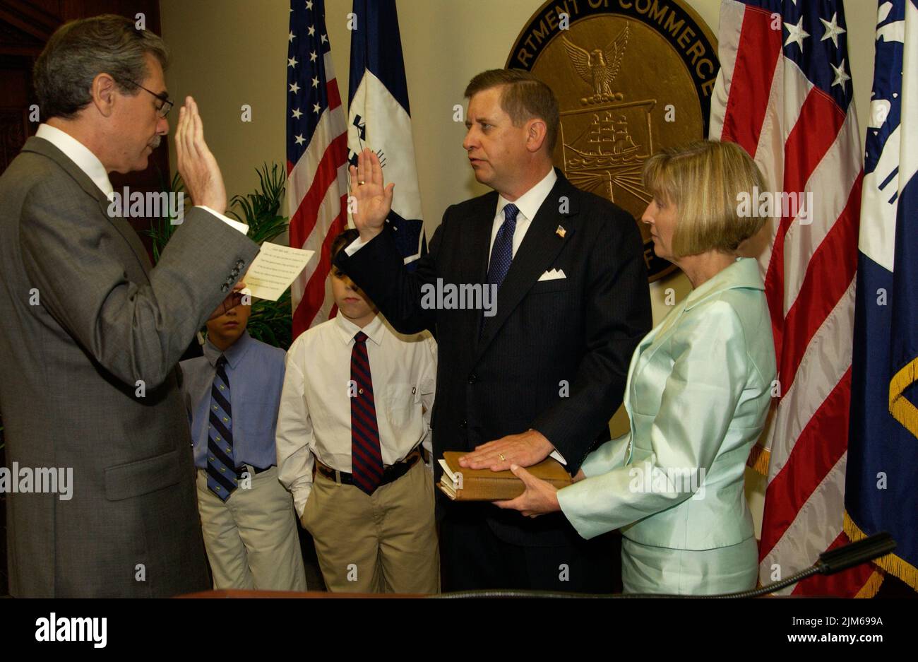 Office of the Deputy Secretary - Swearing- In David Sampson Stock Photo ...