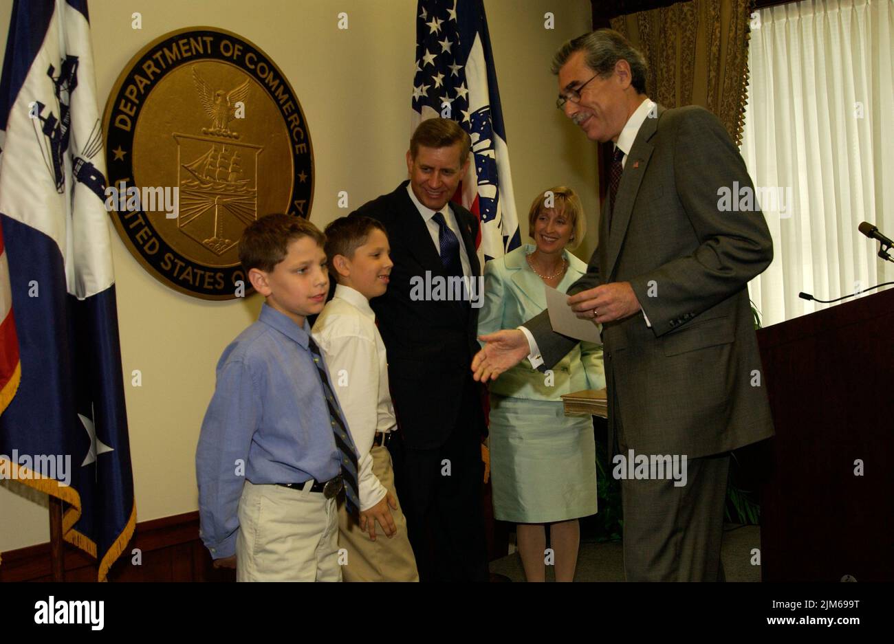 Office of the Deputy Secretary - Swearing- In David Sampson Stock Photo ...