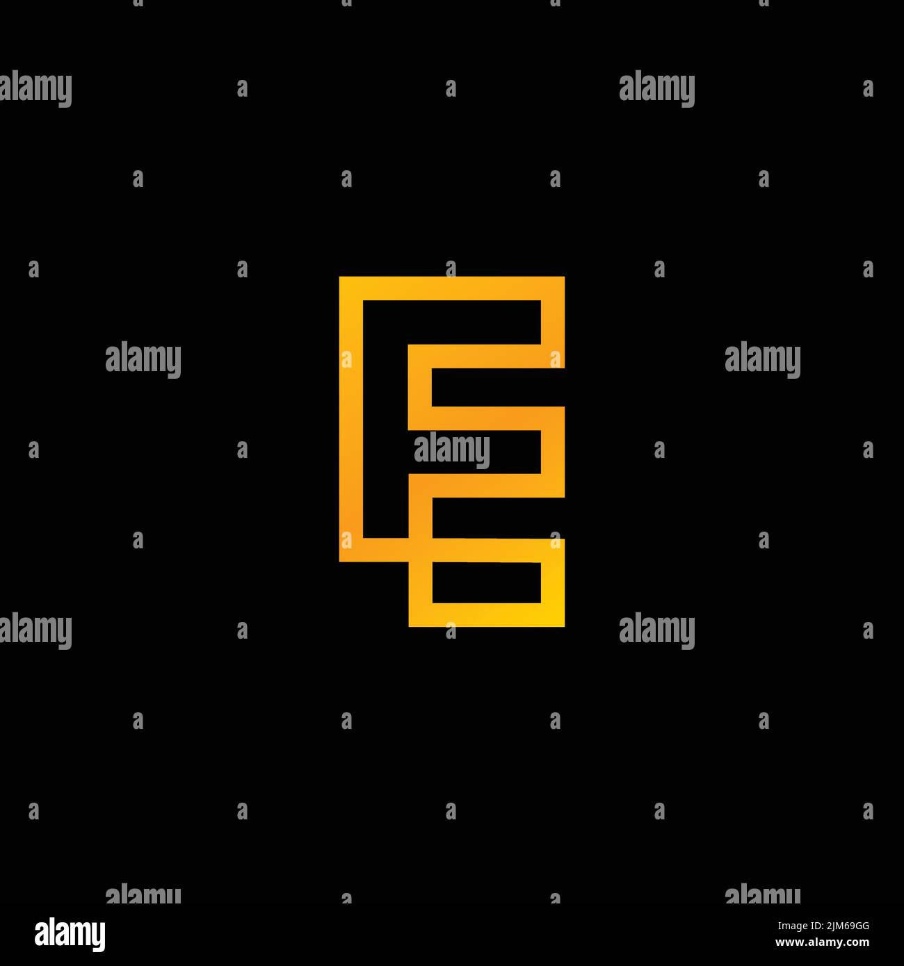 A vector design of the logo with the letter E Stock Vector Image & Art ...