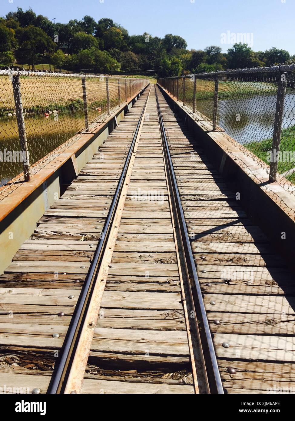 Vertical shot railroad track hi-res stock photography and images - Alamy