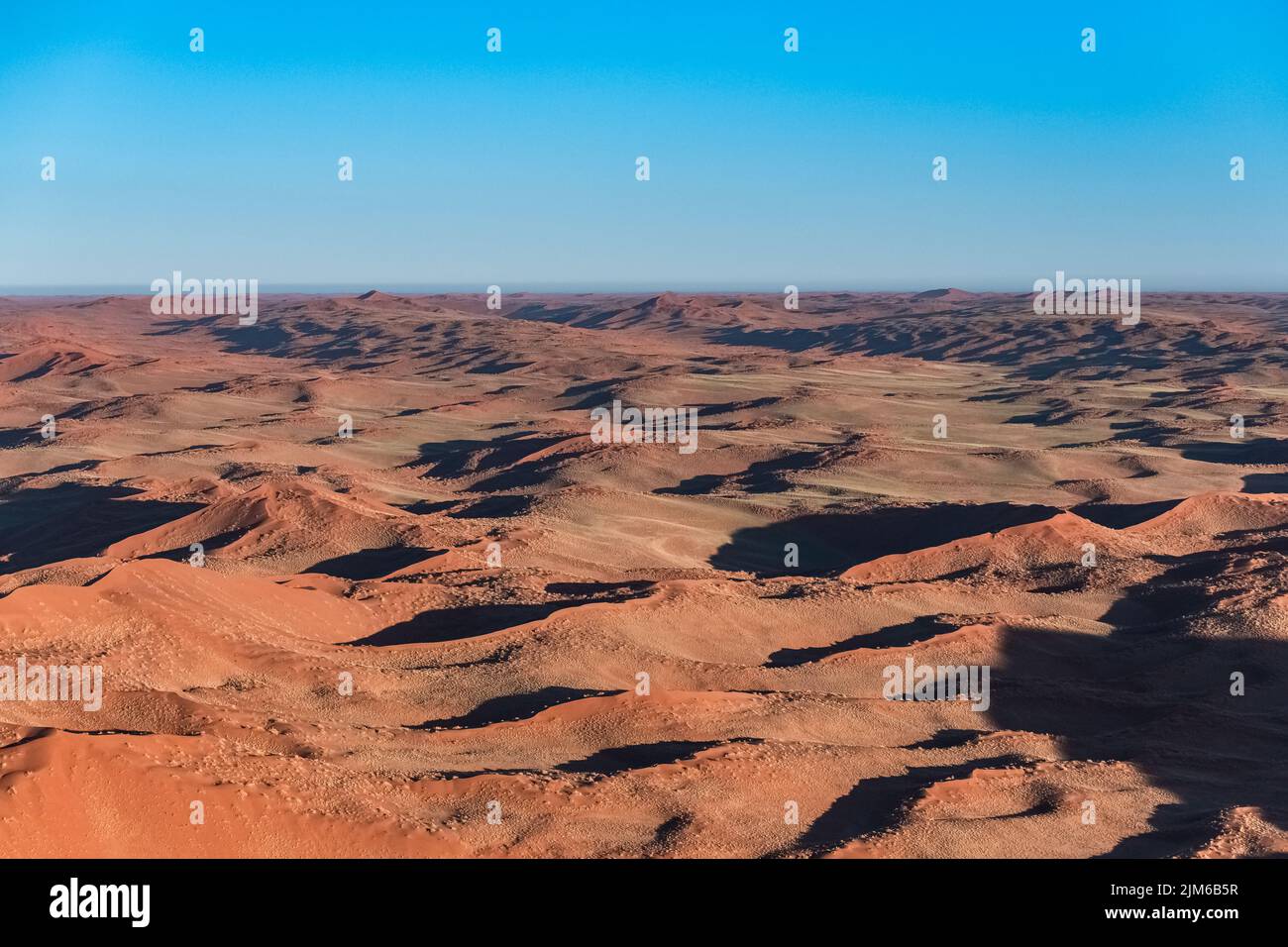 Namibia, aerial view of the Namib desert, wild landscape, panorama in rain season Stock Photo ...