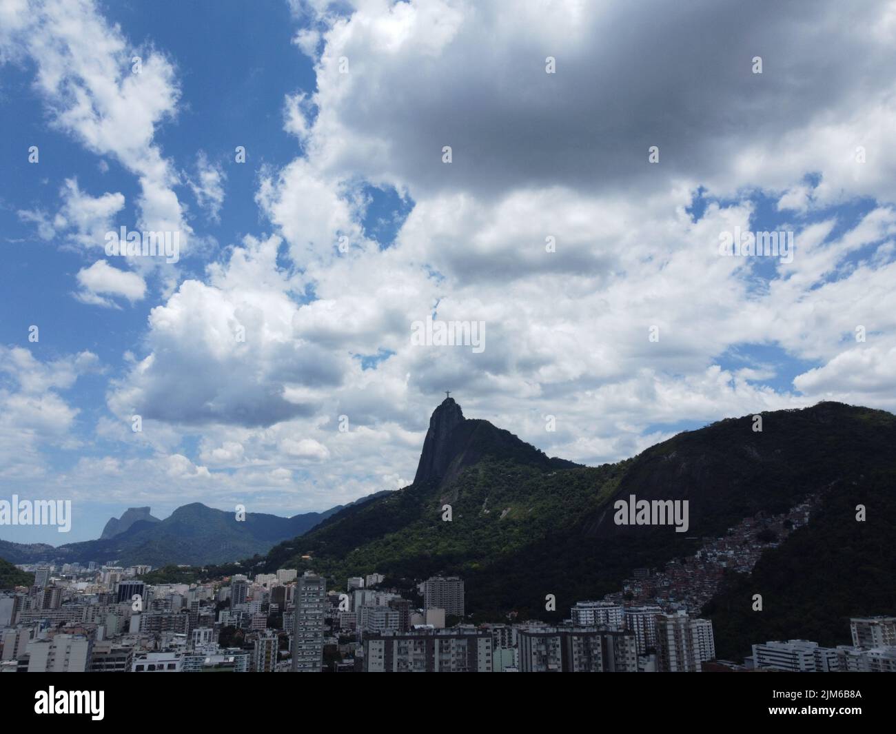 The Botafogo neighborhood, buildings, city, mountain, Cristo, Corcovado ...