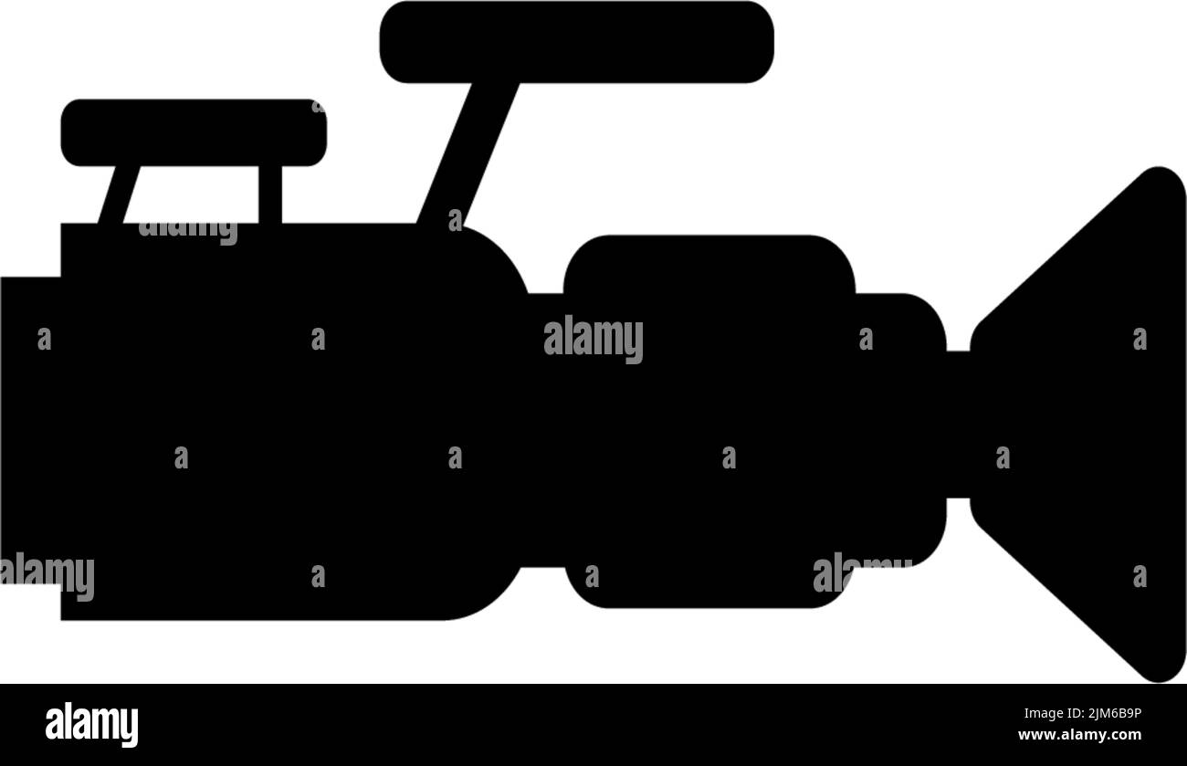 vector shooting video icon logo illustration design Stock Vector Image ...