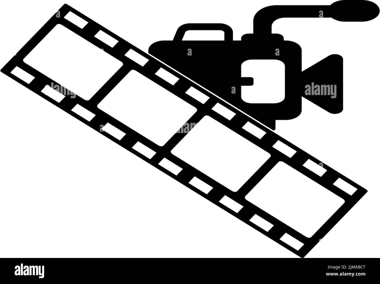 vector shooting video icon logo illustration design Stock Vector Image ...