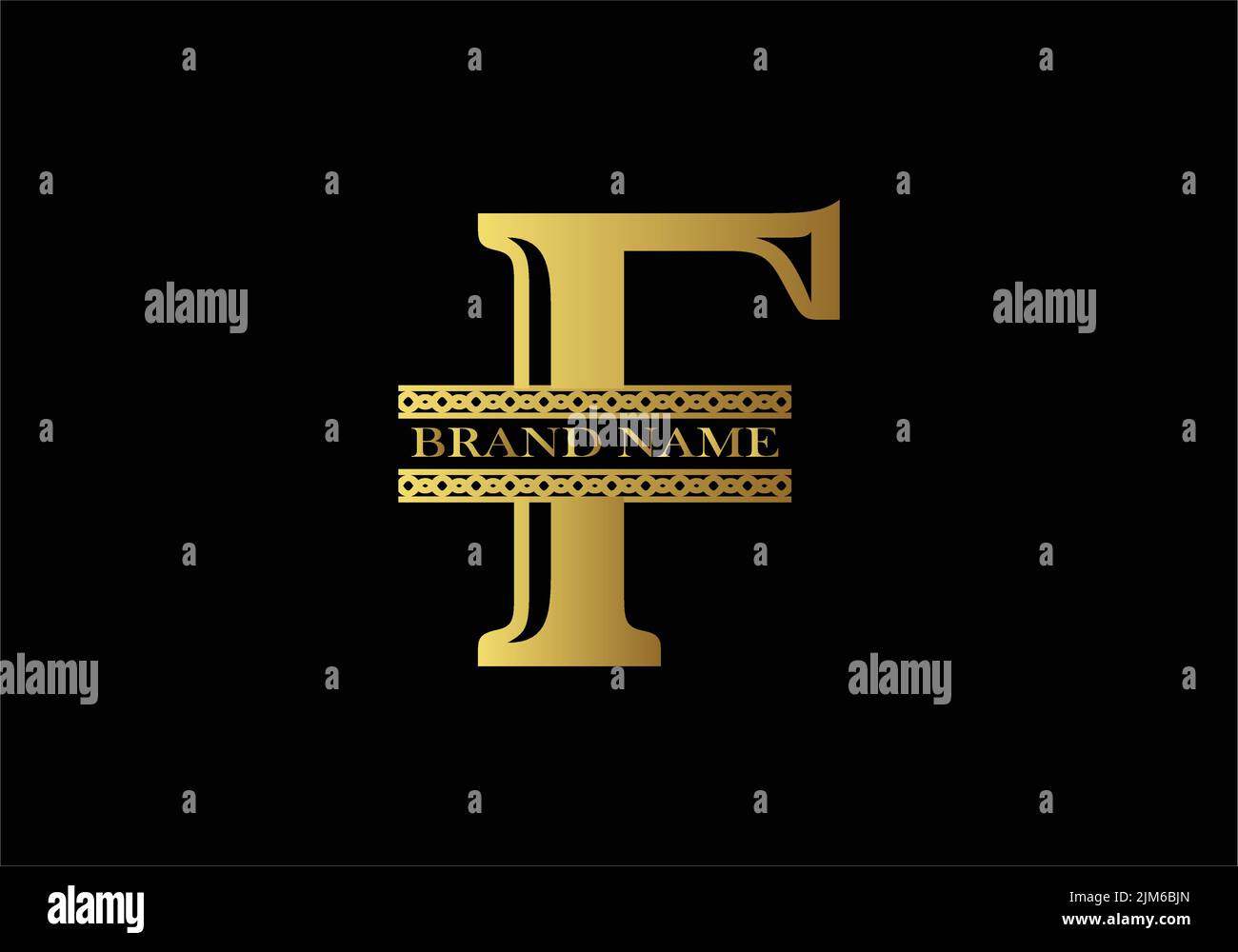 Abstract letter F logo design, Gold, beauty industry, and fashion logo ...