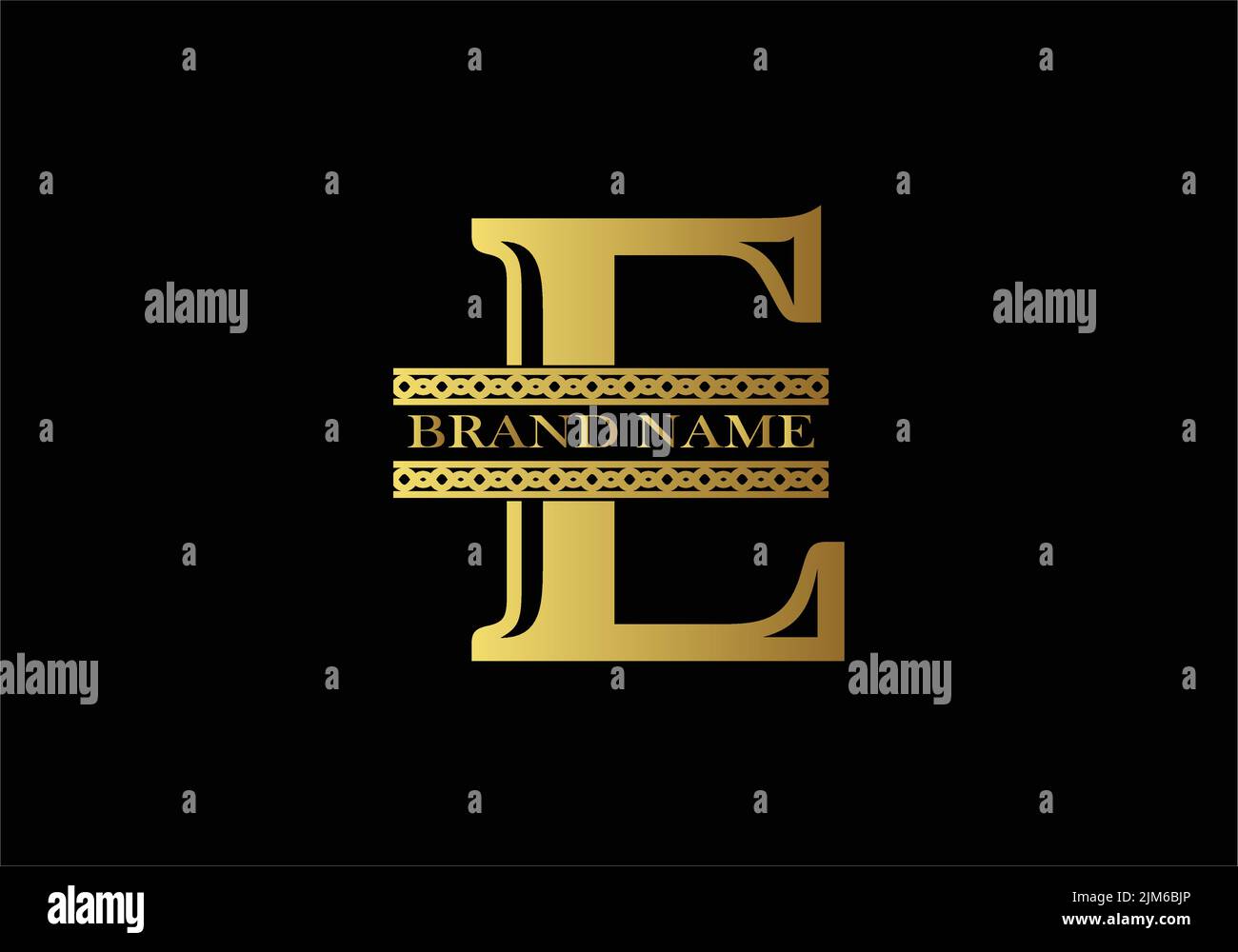 Abstract letter E logo design, Gold, beauty industry, and fashion logo ...