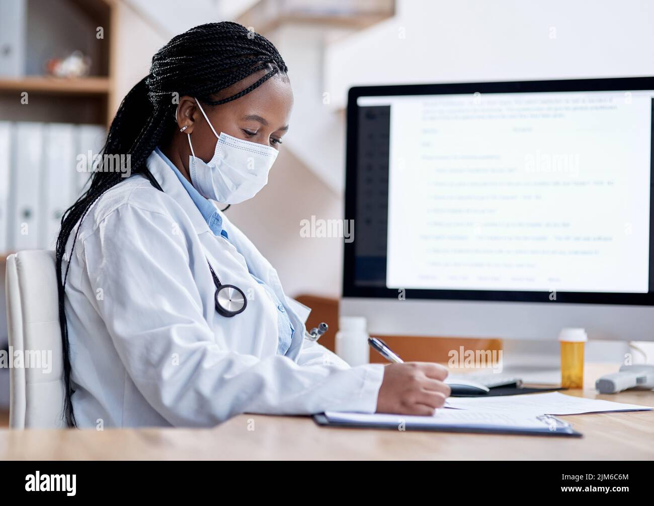 Shes continuously trying to improve what she does. a young doctor ...