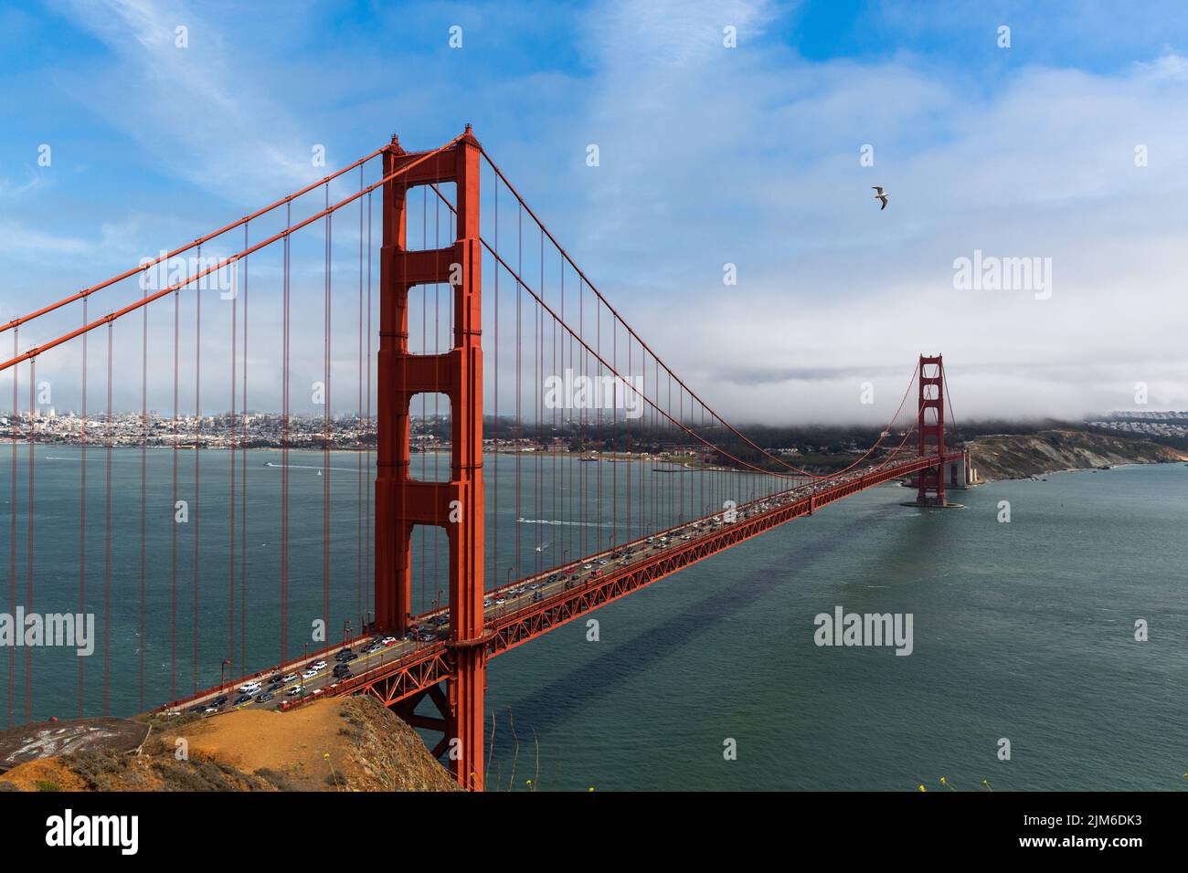Golden gate bridge aerial view hi-res stock photography and images - Alamy