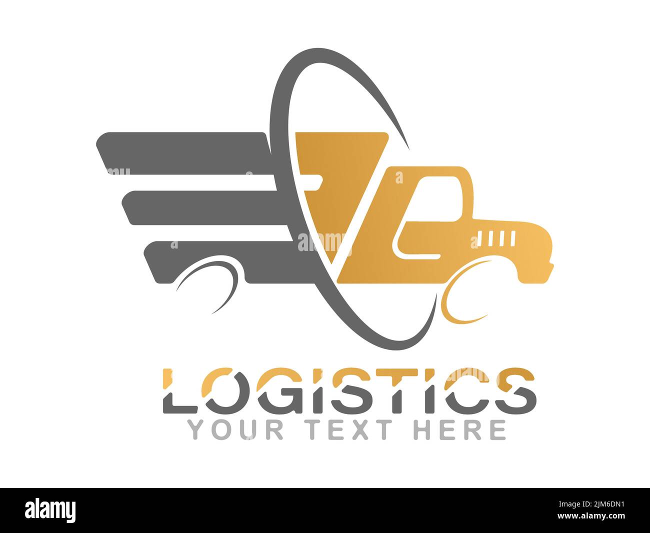 Logistics. Vector template for company logo, business and thematic ...