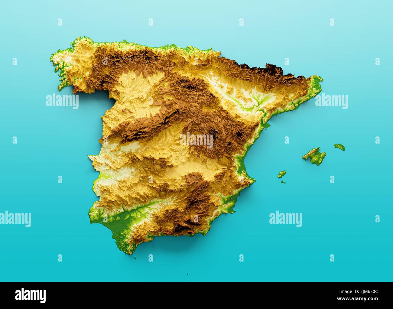 Northern spain map hi-res stock photography and images - Alamy