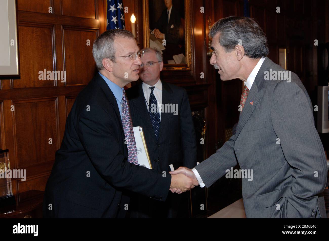 Office of the Secretary (Carlos Gutierrez) - Secretary with Walmart CEO ...