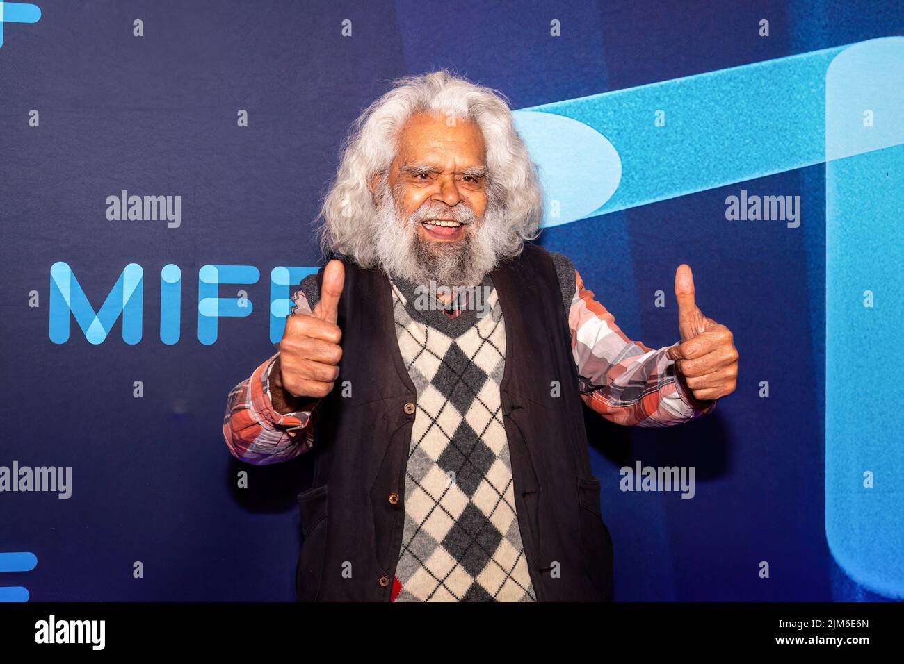 Melbourne, Australia, 04/08/2022, Actor Uncle Jack Charles on the red ...