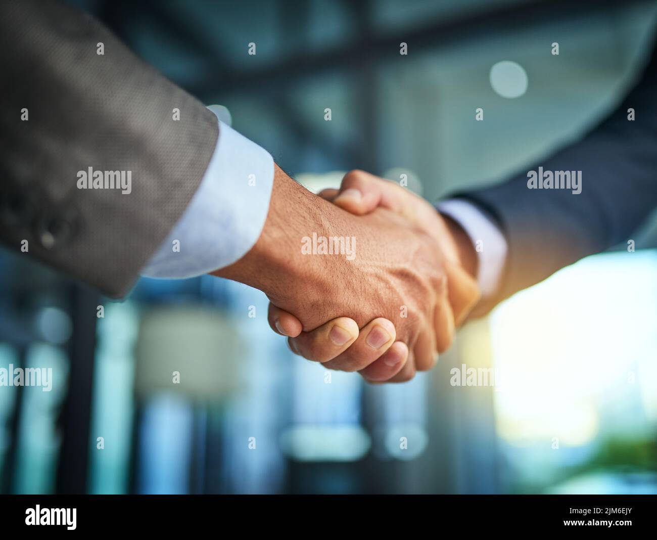 Handshake, collaboration and businessmen celebrating and congratulating ...