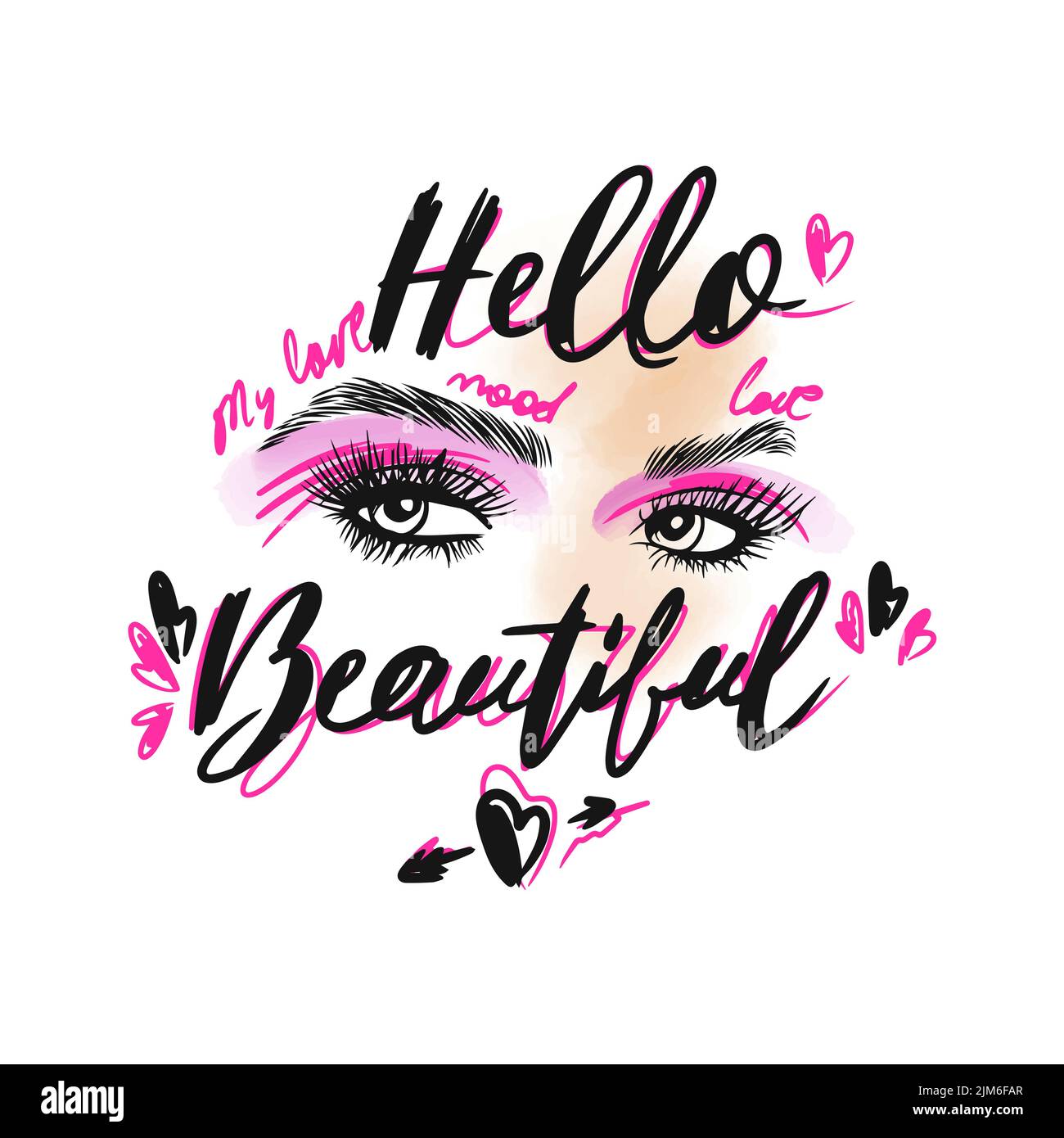 Eye shadow texture Stock Vector Images - Alamy