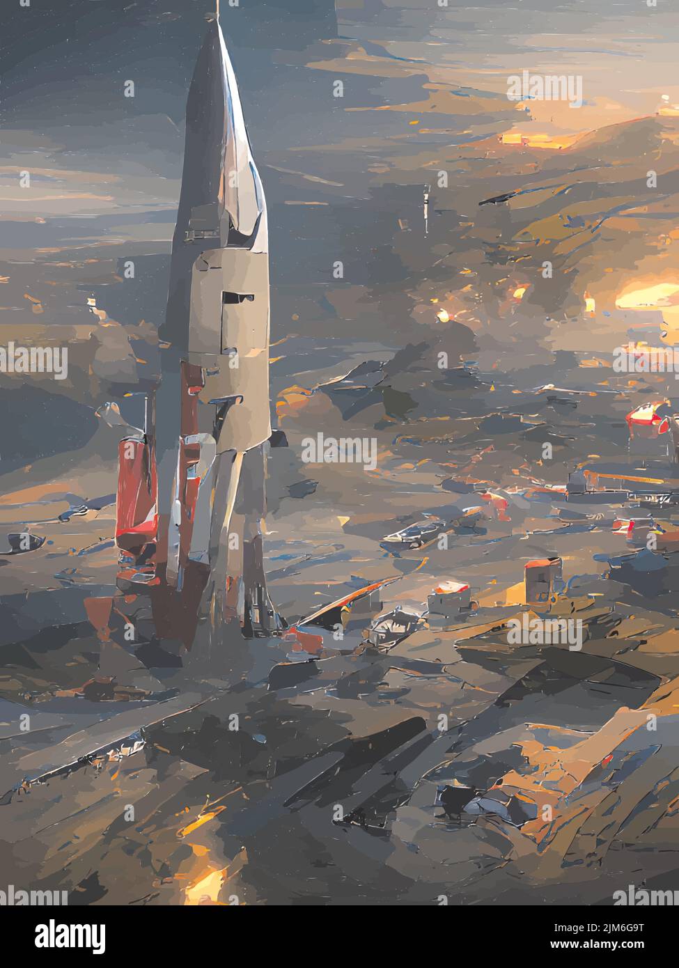 Nasa space shuttle rocket Stock Vector Images - Alamy