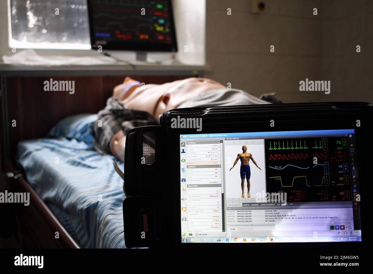 Patient simulator and monitor for data correction seen at Odessa National Medical University ...