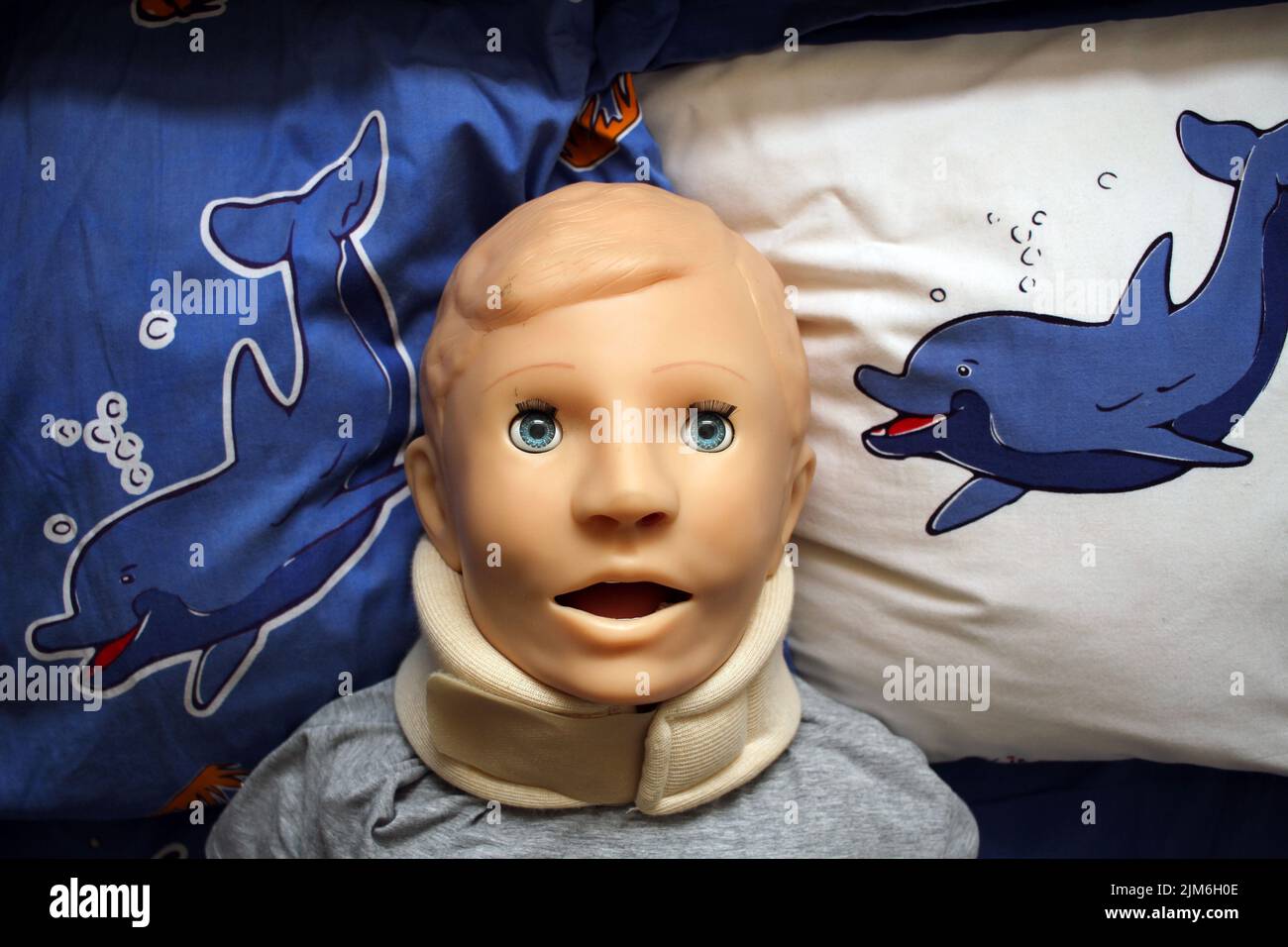 A patient simulator is seen at Odessa National Medical University. HAL ...