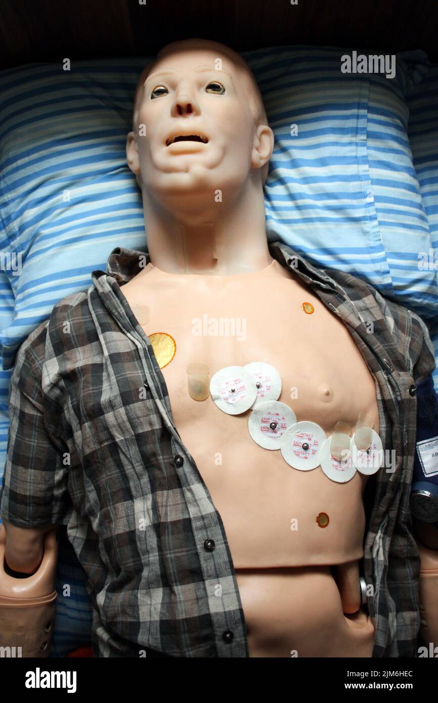 A patient simulator is seen at Odessa National Medical University. HAL ...