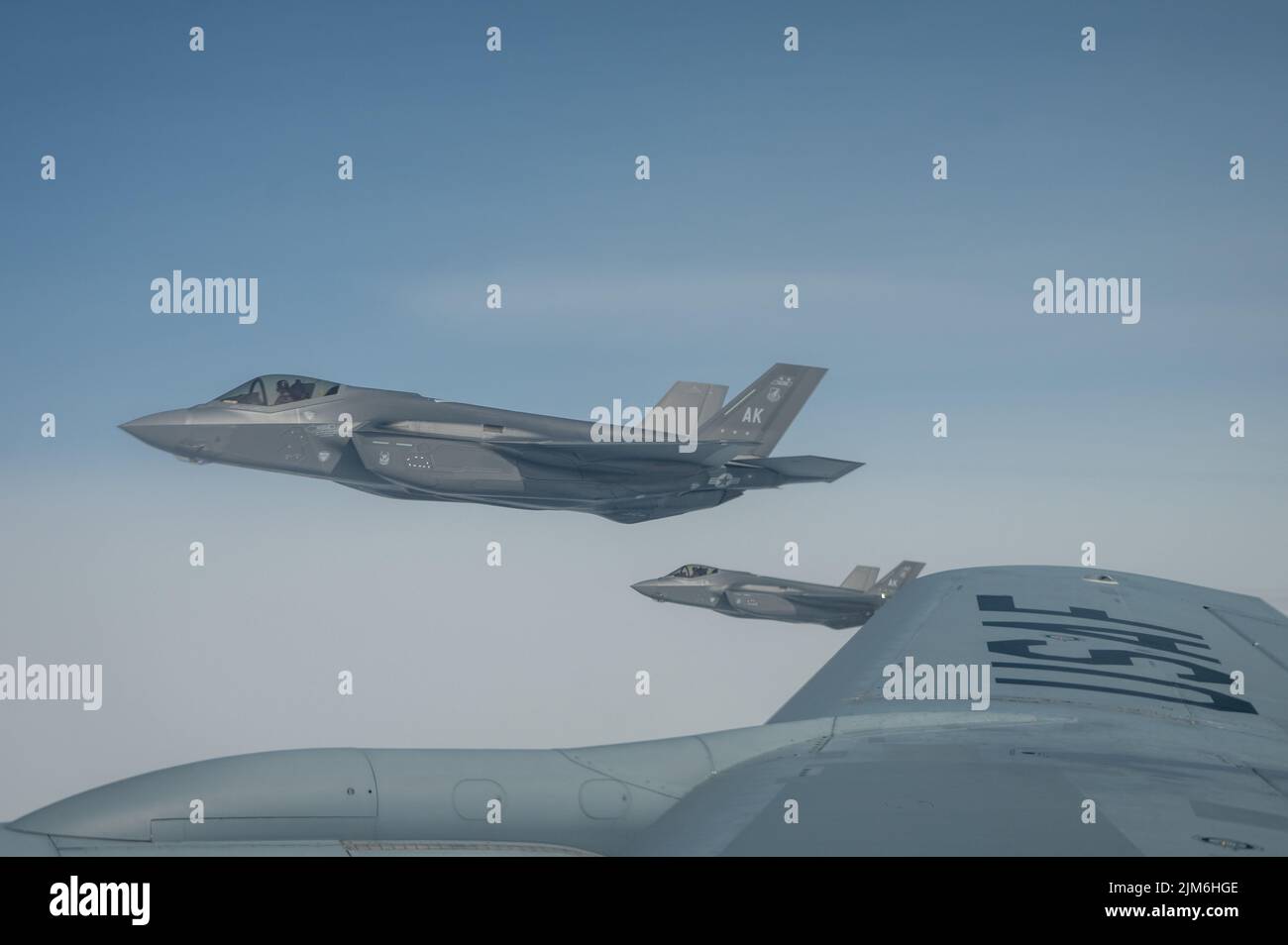 A U.S. Air Force F-35 Lightning II assigned to the 354th Fighter Wing ...