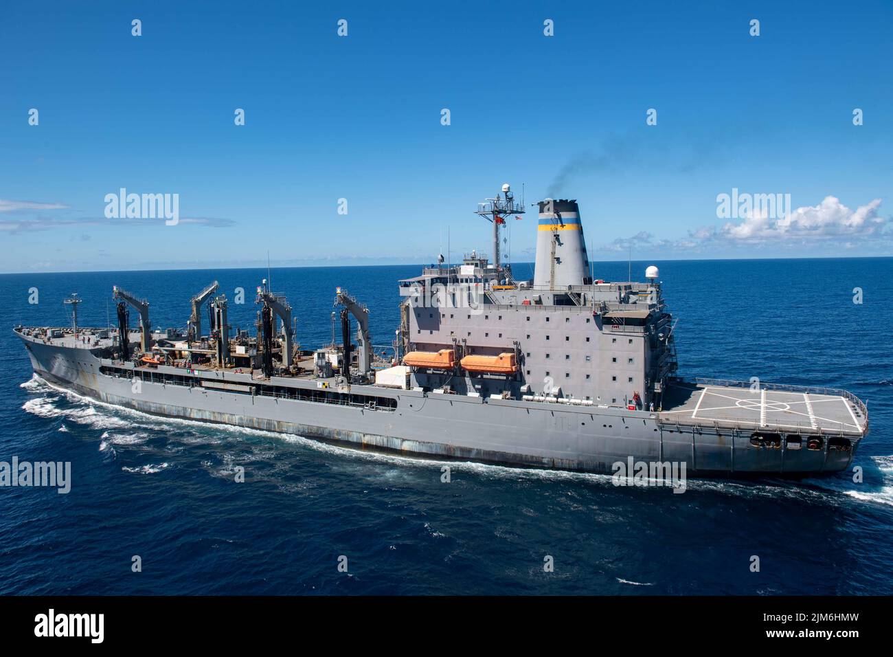 EAST CHINA SEA (Aug. 3, 2022) The fleet replenishment oiler USNS ...