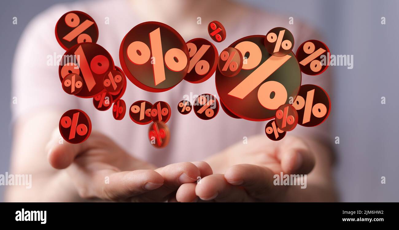 A businessman holding a floating digital render of a network of ...