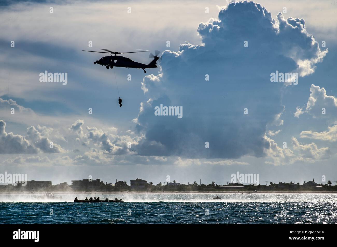 220803-F-BL637-2038 COCOA BEACH, Fl. (Aug. 3, 2022) An MH-60S Seahawk ...