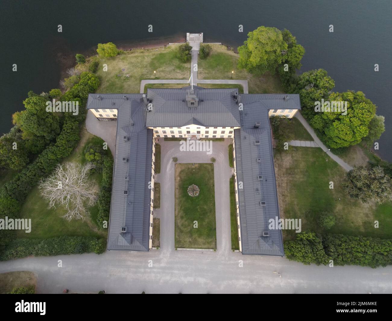 An aerial view of Palace Ulriksdal in Stockholm, Sweden Stock Photo - Alamy