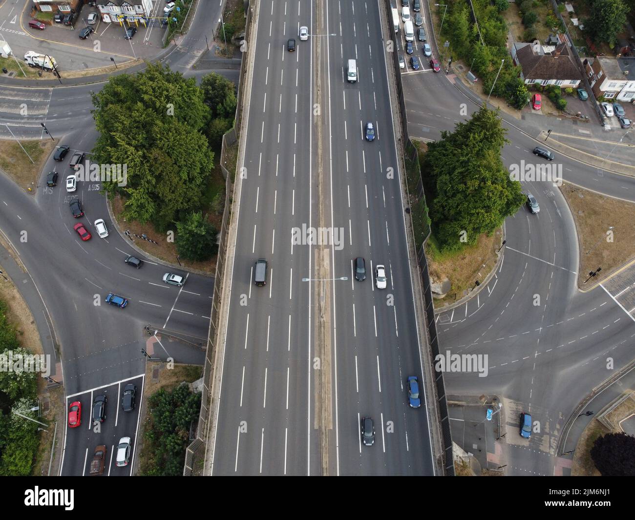 M1 junction 11 motorway hi-res stock photography and images - Alamy