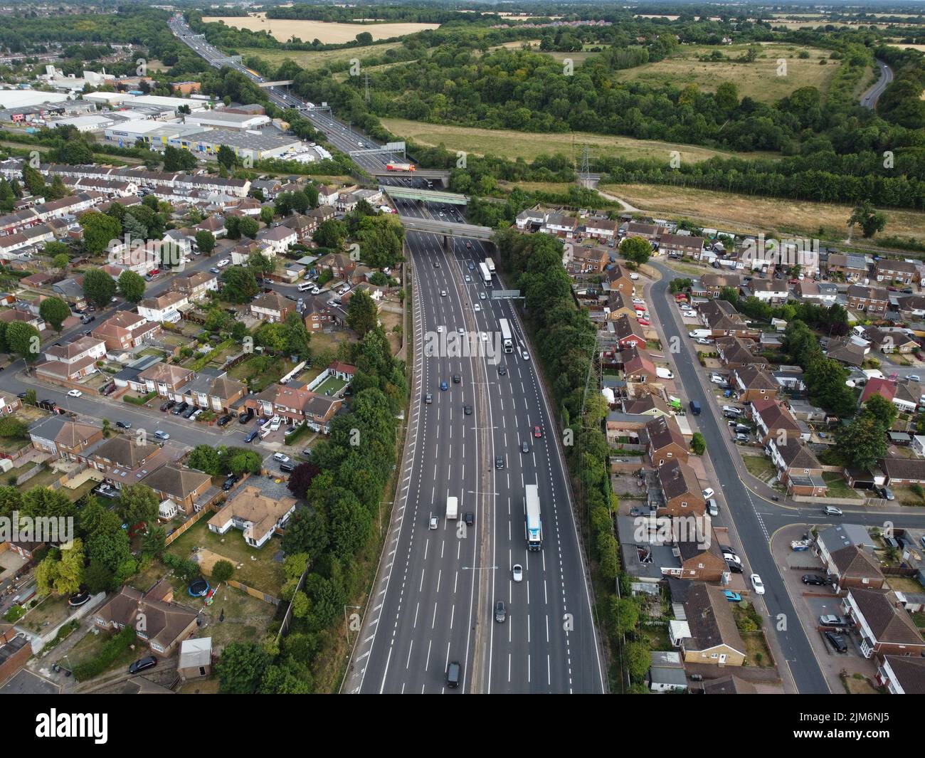 M1 junction 11 hi-res stock photography and images - Alamy