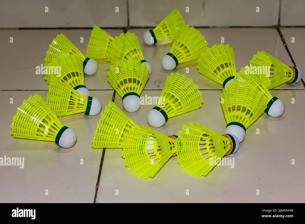 Plastic Badminton Ball,Yellow Ball,On Black Background,Texture Stock ...