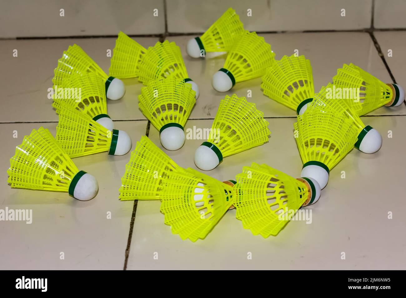 Plastic Badminton Ball,Yellow Ball,On Black Background,Texture Stock ...