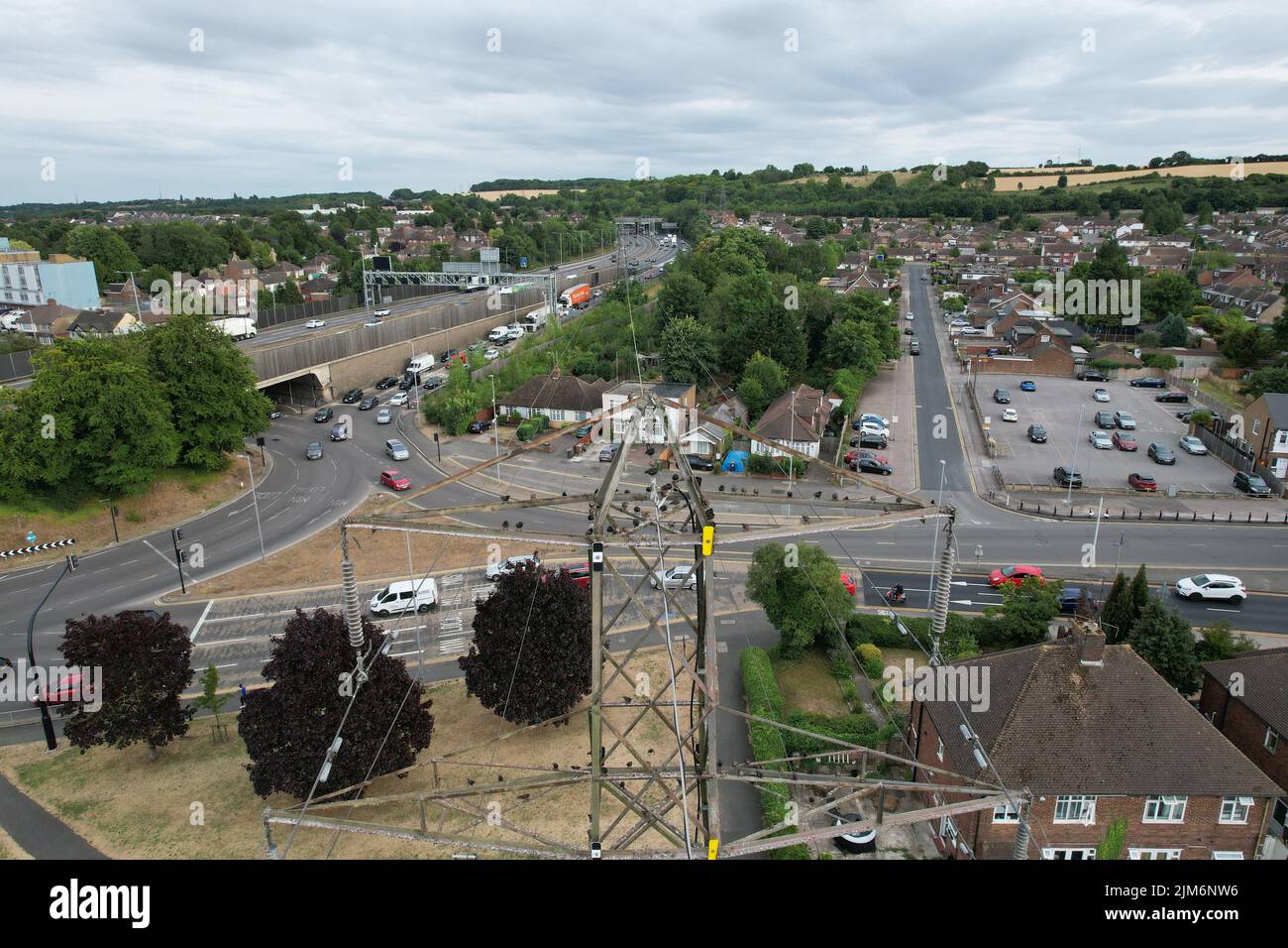 M1 junction 11 hi-res stock photography and images - Alamy