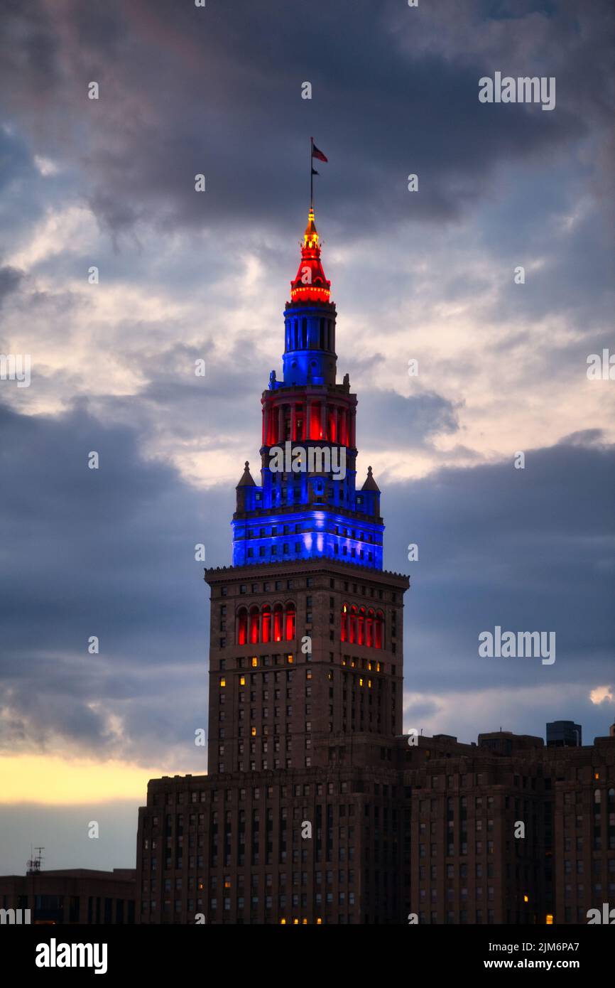 Terminal Tower in Cleveland Ohio Stock Photo - Alamy