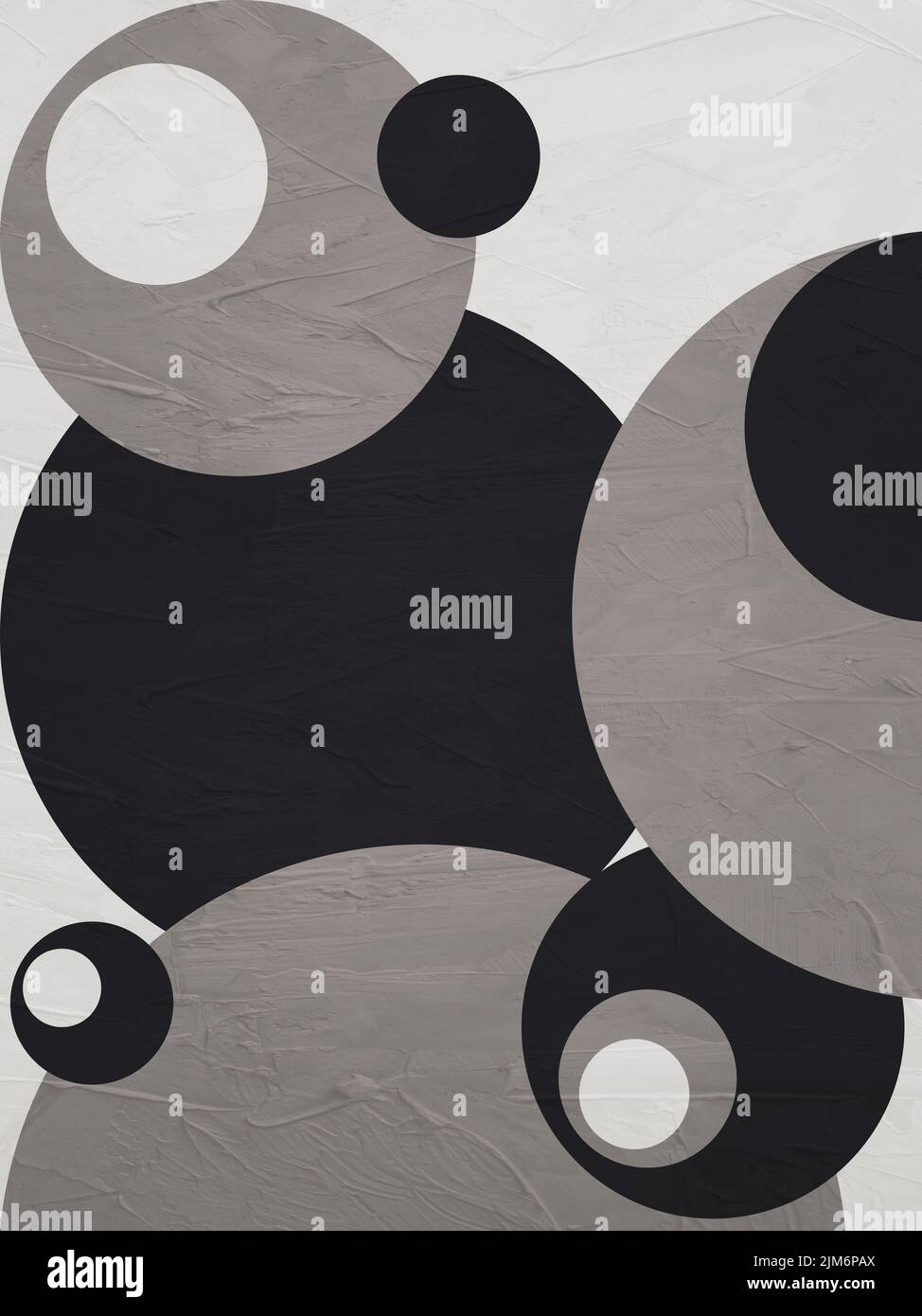 Abstract art of geometric shapes with colorful texture, modern art and ...