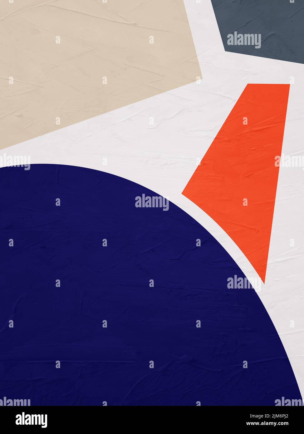 Abstract art of geometric shapes with colorful texture, modern art and ...