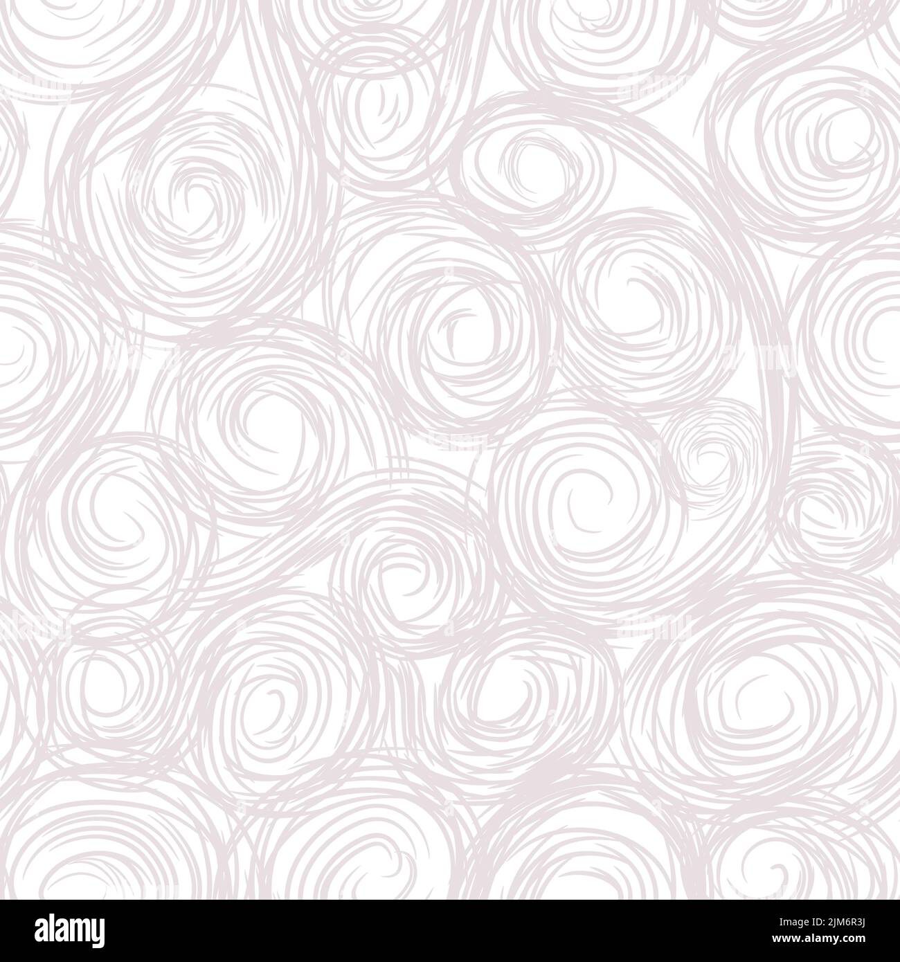 Artistic seamless pattern with drawn swil lines. Abstract organic shape ...