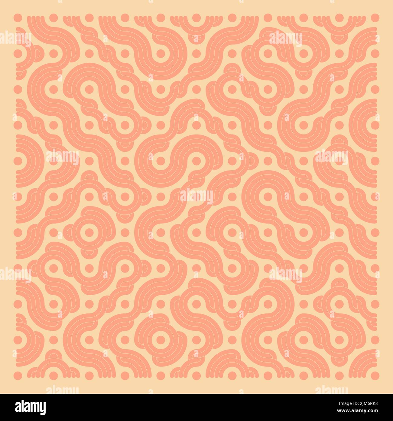 Random color rounded truchet tiling illustration Stock Vector Image ...