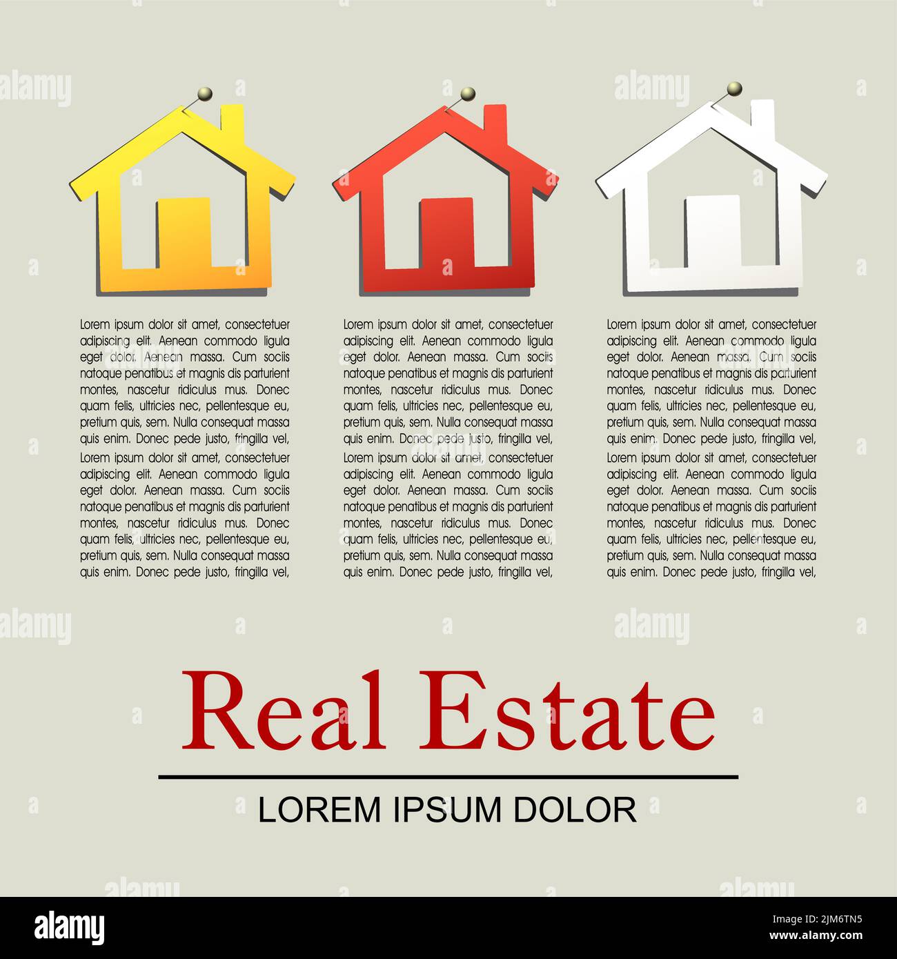 Real estate vector concept illustration Stock Vector Image & Art - Alamy