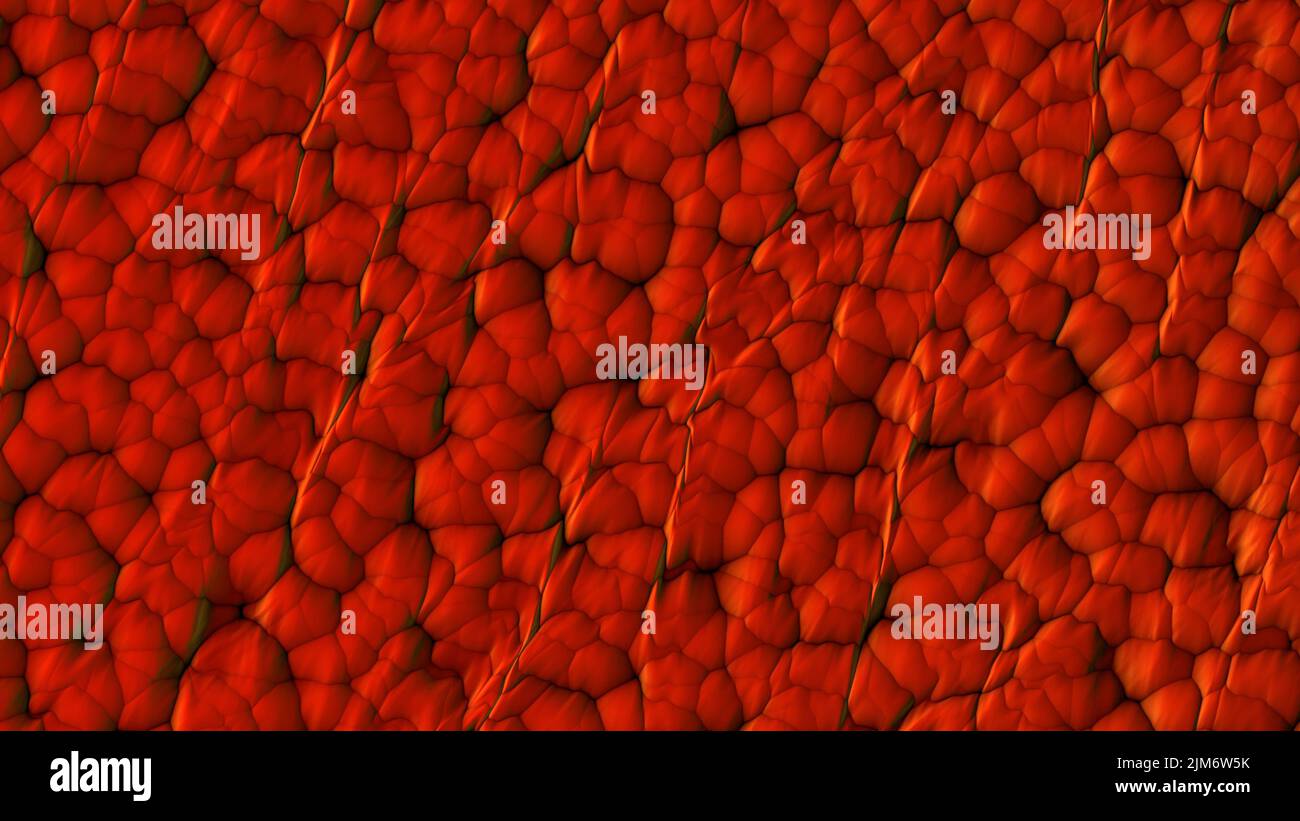 Background or screensaver. Red bubbles. Rendering an image Stock Photo ...